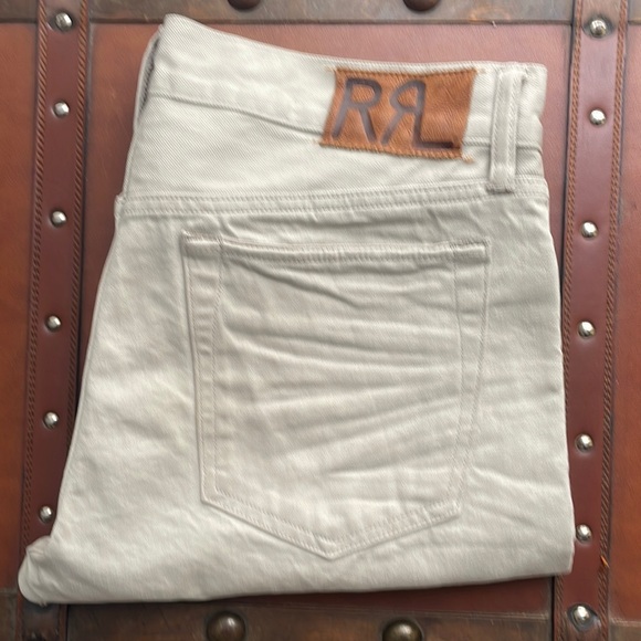 Ralph Lauren Double RL | Jeans | Rrl Cream 5pocket Jeans | Poshmark
